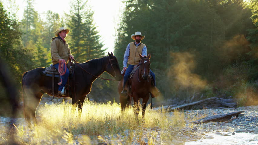 TEXAS - AUGUST 2011. Mid-1800s Texas Cowboy / Marshal / Ranger Chasing ...