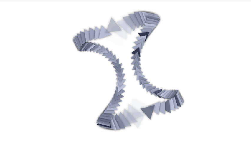 4k Abstract Triangle Gear Arrow Stock Footage Video (100% Royalty-free ...