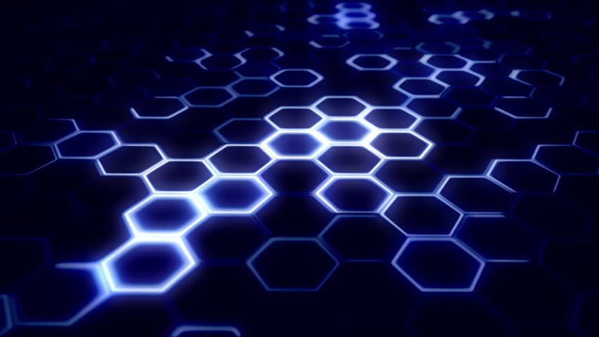 Looped Hexagon Hi - Tech Stockvideos & Filmmaterial (100 % lizenzfrei ...