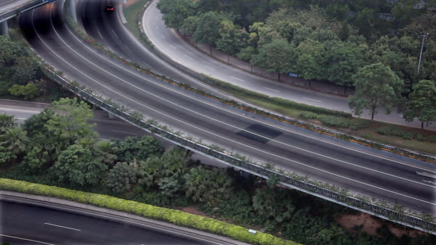 Traffic On Junction in the Stock Footage Video (100% Royalty-free ...