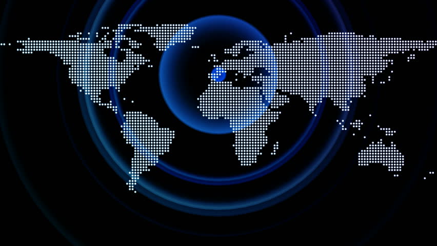 Radio Wave World Maps (9) Stock Footage Video (100% Royalty-free ...