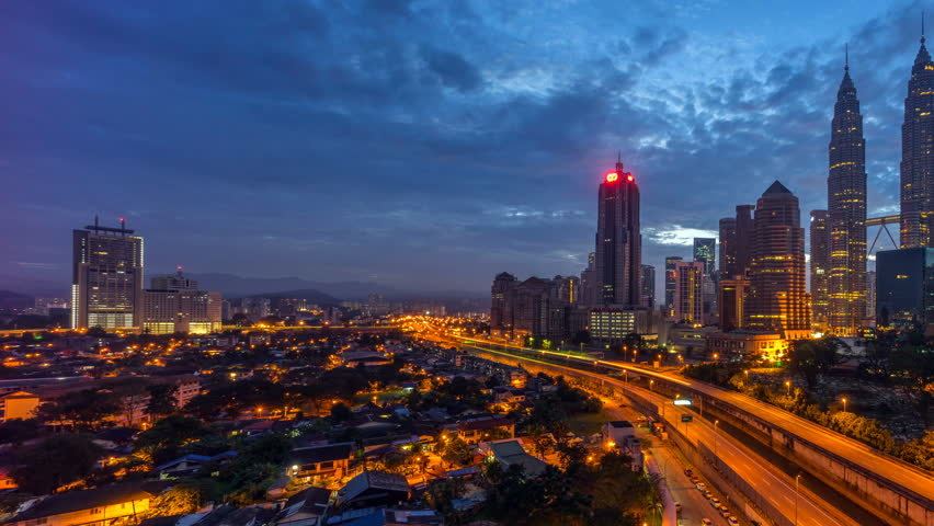Time Lapse Of Sunrise In Kuala Lumpur, Malaysia. High Quality, Ultra HD ...