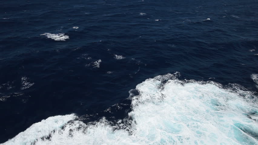 Ocean Wakes and Waves from Stock Footage Video (100% Royalty-free ...
