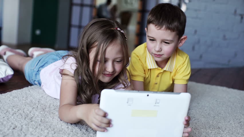 Yawning Toddler Using Laptop Computer Stock Footage Video 13574990 ...
