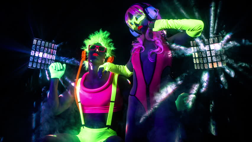 Fantastic Video Of Sexy Cyber Raver Man And Woman Filmed In Fluorescent ...
