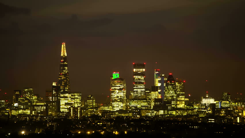 London Night Sky with Dramatic Skies image - Free stock photo - Public ...