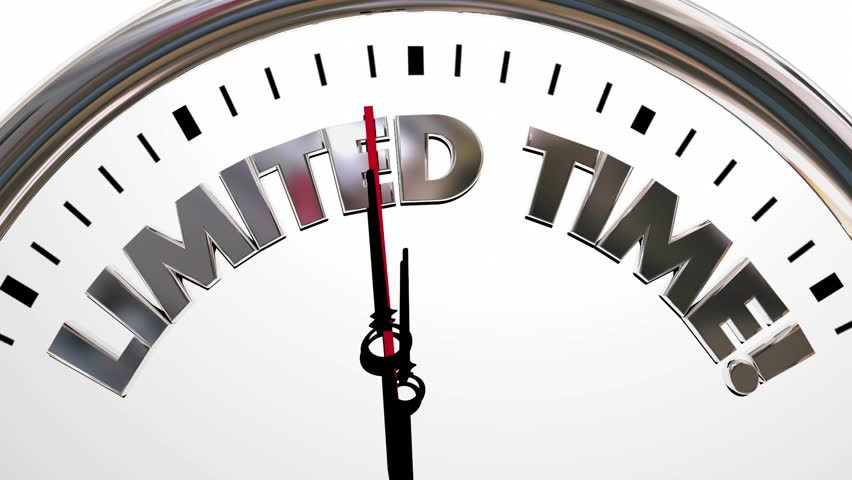 Time Is Running Out Clocks Flying By Deadline Reminder 3d Animation ...