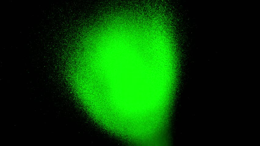 The Green Screen Is Painted Over By Spray White Paint Stock Footage ...