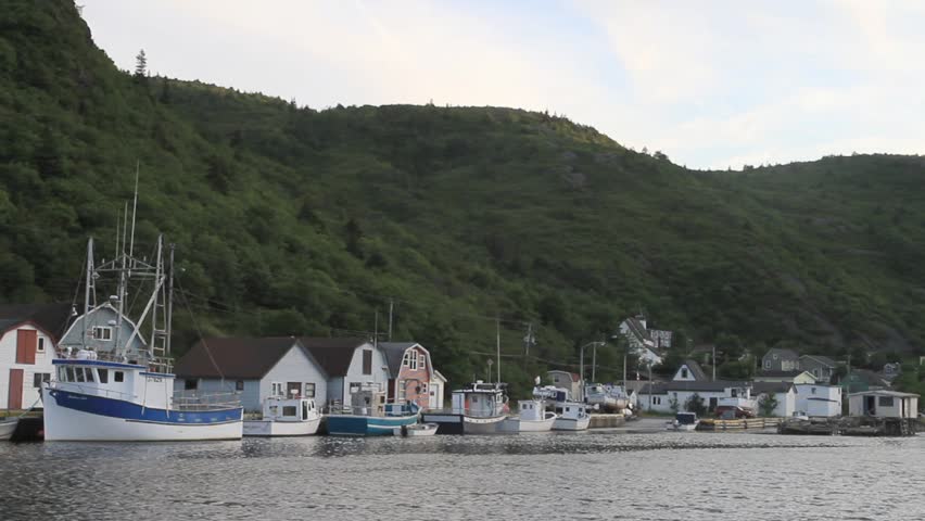 Petty Harbour, Newfoundland and Labrador, Stock Footage Video (100% ...