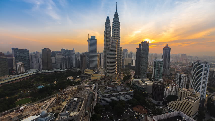 Kuala Lumpur Cityscape Landmark Travel Place Of Malaysia 2017 4K Day To ...