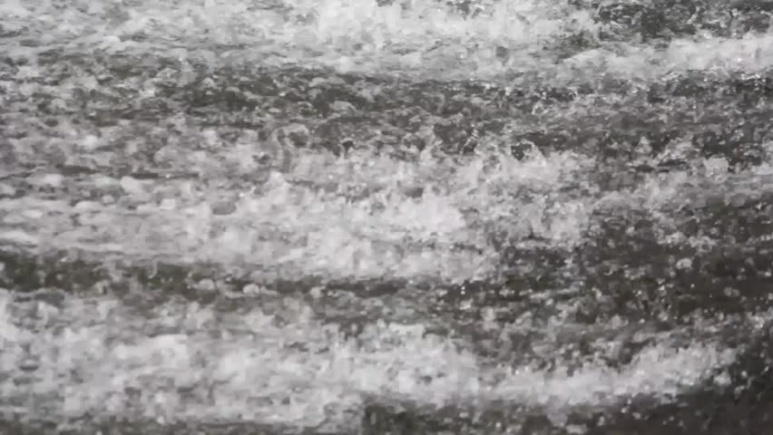 Torrent of Water Flowing Over Stock Footage Video (100% Royalty-free ...
