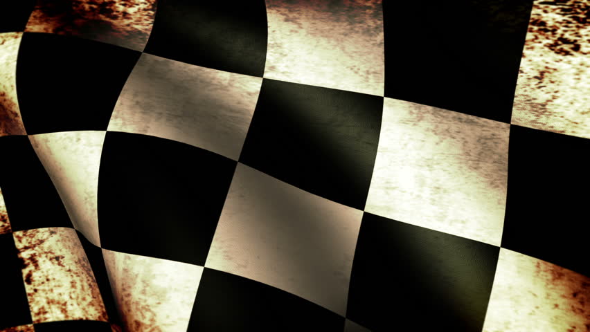 Checkered American Flag Faded