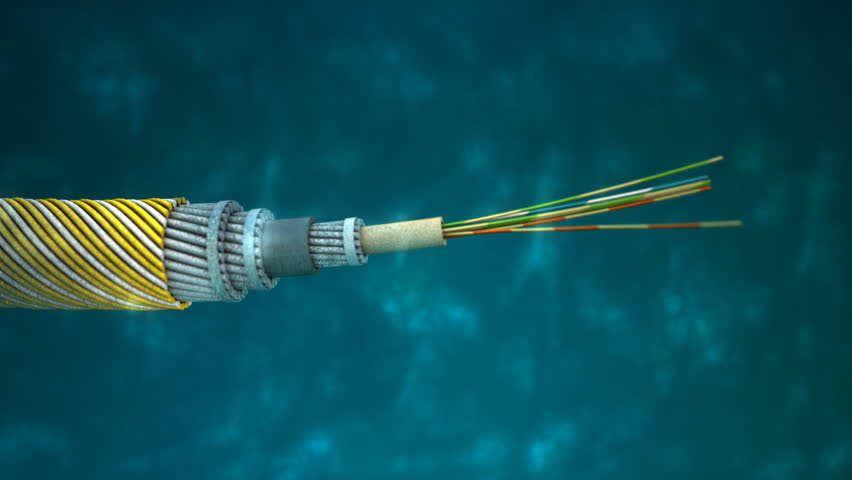 Submarine Internet Cable Map. Submarine Cable Systems And Their Landing ...