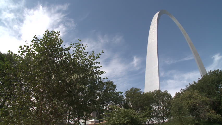 Arch, sun, and sky in St. Louis, Missouri image - Free stock photo ...