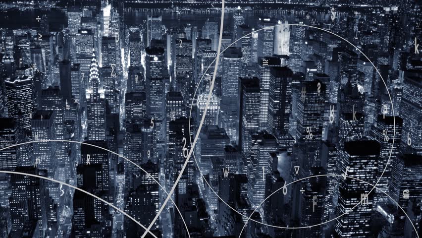 Digital Data Flow Stream Animation Stock Footage Video (100% Royalty ...