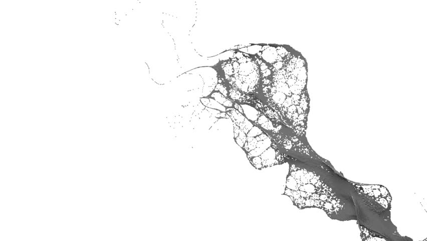 Grey Splash in Slow Motion. Stock Footage Video (100% Royalty-free ...