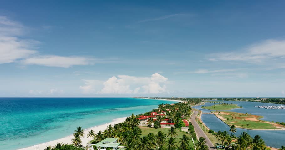 Resort Landscape with sky and clouds in Cuba image - Free stock photo ...