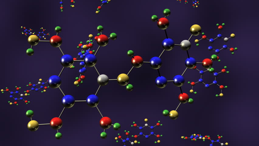 Free Molecules (loop Hd) Stock Footage Video (100% Royalty-free ...