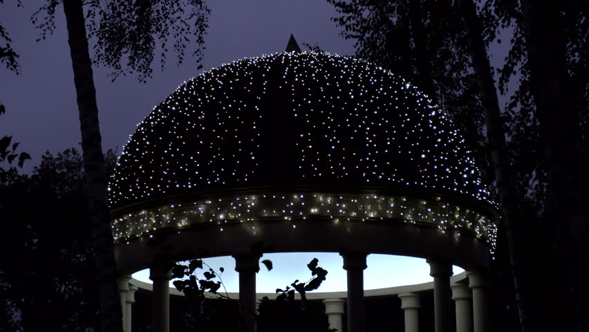 Night Scene with Night Lights Stock Footage Video (100% Royalty-free ...