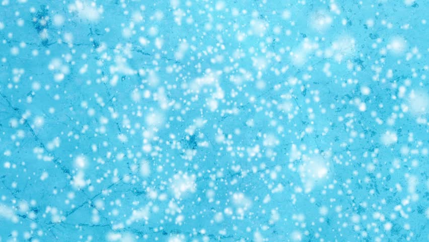 Big Christmas Snowflakes Loop With Sparkly Defocused Snow Or Glitter ...