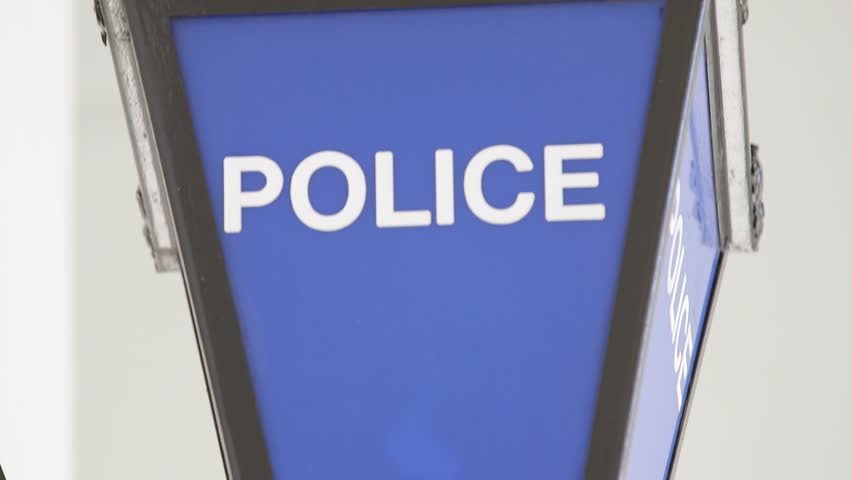 A Police Station Sign Stock Footage Video 3670016 | Shutterstock