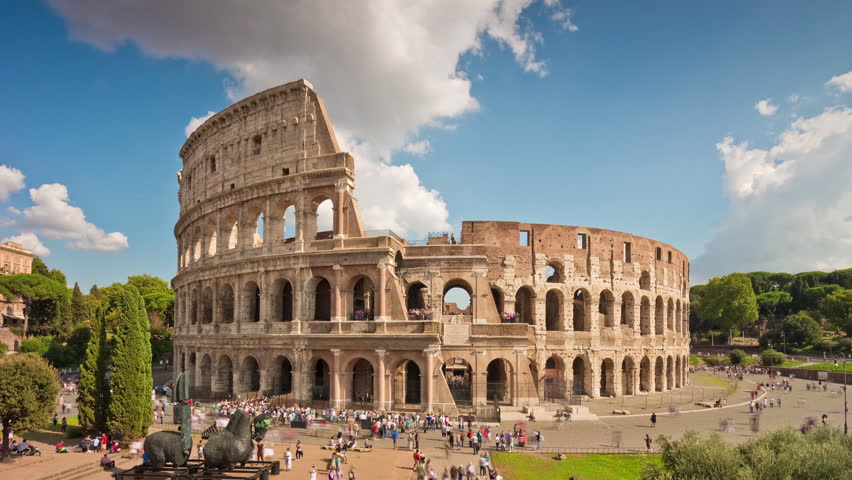 Side of the Roman Colosseum image - Free stock photo - Public Domain ...