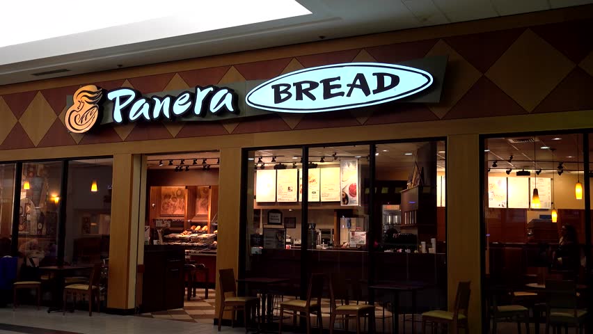 Panera Bread Restaurant Entrance, Shopping Stock Footage Video (100% ...