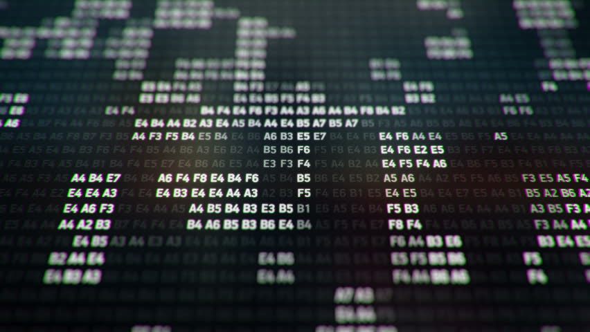 Scrolling Numbers - Matrix Style Animation Stock Footage Video 7545856 ...