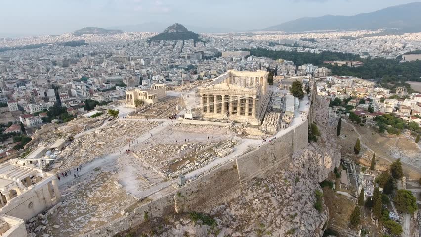 4k Drone Shot of Athens Stock Footage Video (100% Royalty-free ...
