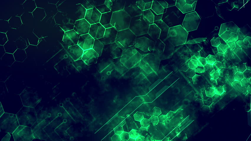 High Tech Background With Glow Effect Stock Footage Video 22399921 ...