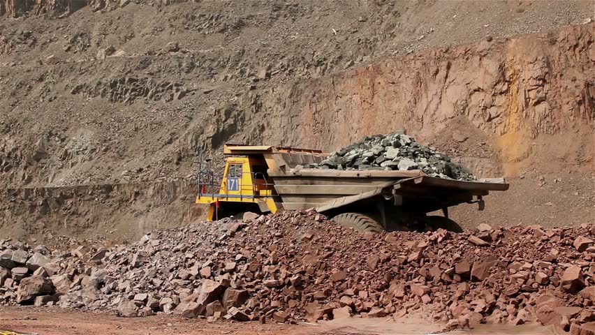 Open Pit Iron Ore Mining, Stock Footage Video (100% Royalty-free ...