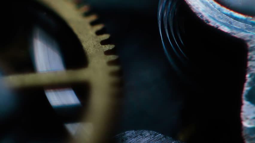 Close up On Rotating Cogs Stock Footage Video (100% Royalty-free ...