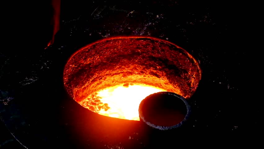 Stock video of steel melts into the pool of | 23130859 | Shutterstock