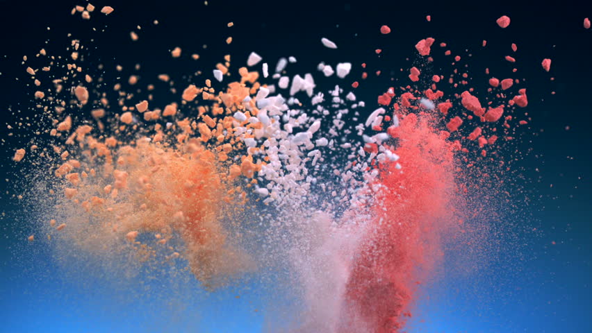Crushed Tablets Exploding Shooting With High Speed Camera, Phantom Flex ...