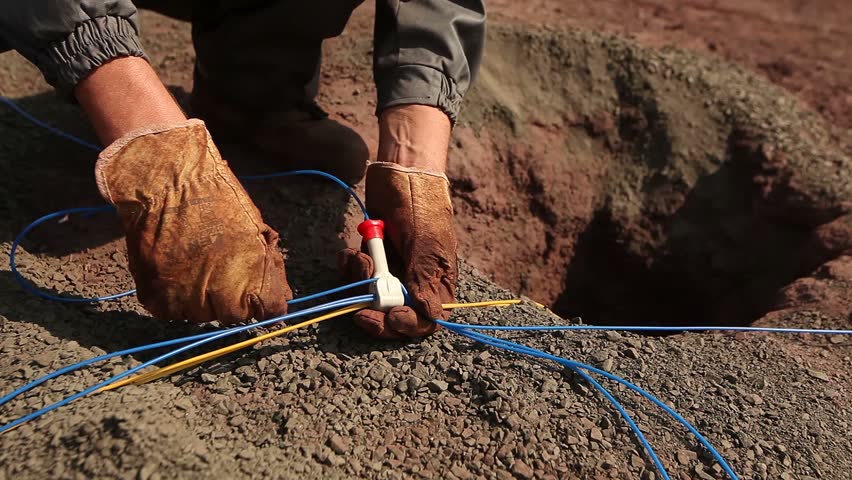 Iron Ore Mining, Preparing For Blasting In A Quarry Mining Iron Ore ...