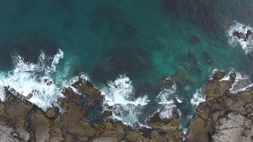 Top View of Waves On Stock Footage Video (100% Royalty-free) 23415409 ...