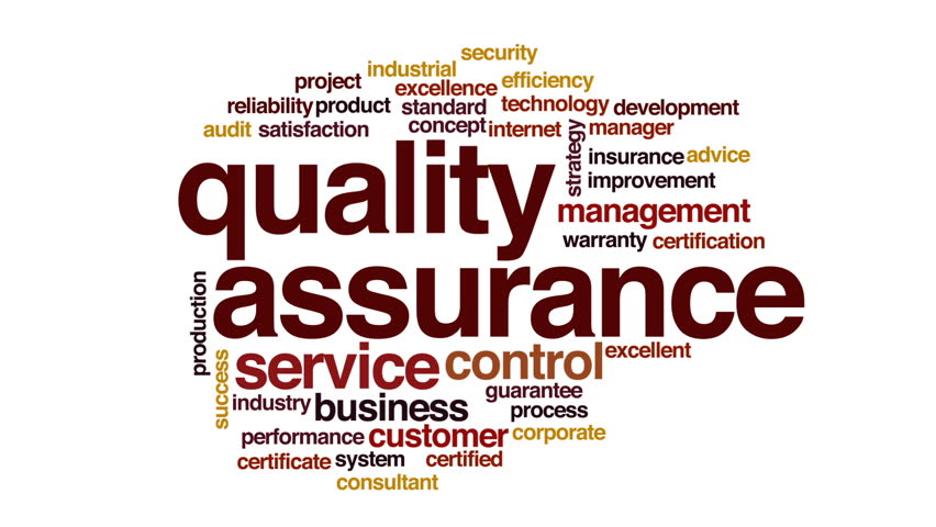 Quality Assurance Animated Word Cloud, Stock Footage Video (100% ...