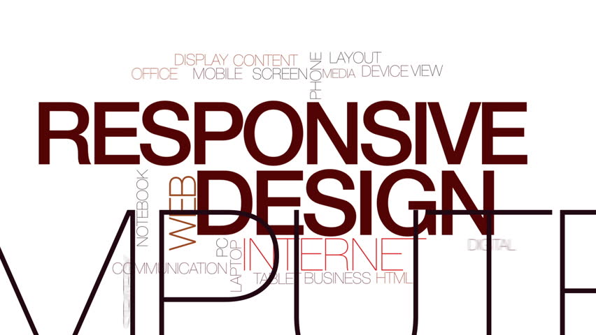 responsive design animated word cloud, text | 23772649 的库存视频 | Shutterstock