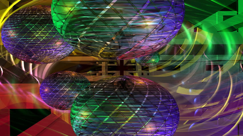 Flying Orbs ( Seamless Loop Stock Footage Video (100% Royalty-free ...