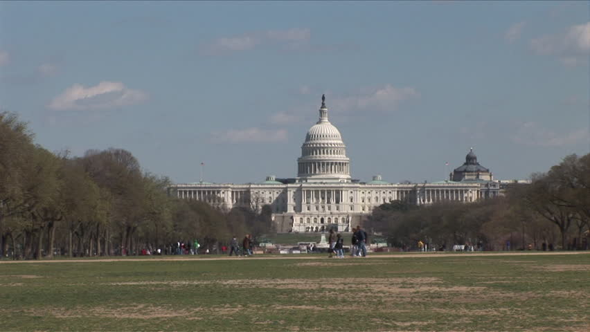 Capitol Building in Washington Dc Stock Footage Video (100% Royalty ...