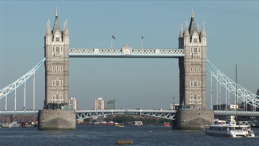 Stock video of head on view of tower bridge | 2398199 | Shutterstock
