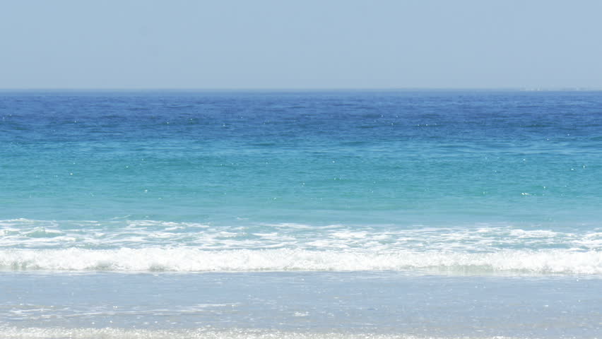 A Simple Plain Minimalistic Background Of A Large Body Of Blue Ocean ...