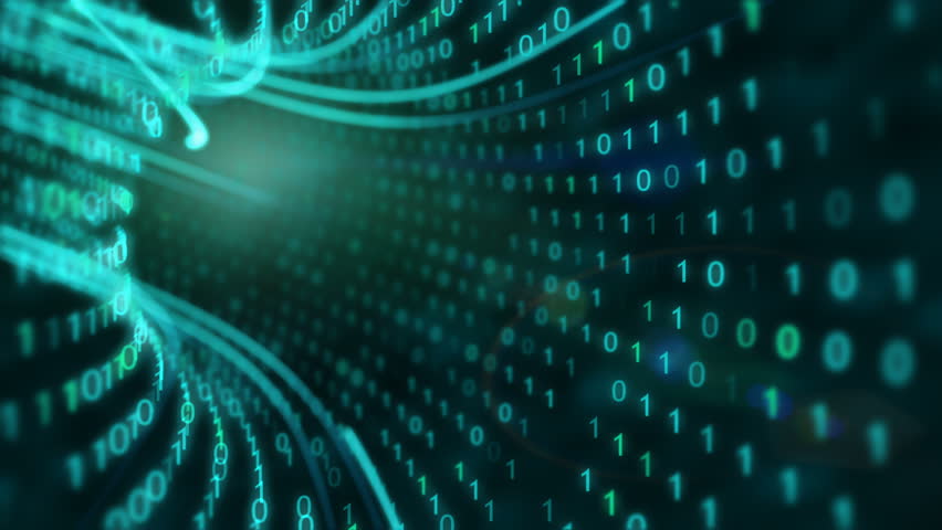 Data Tunnel Journey. Loopable Animation In 4k. Shot Inside Fibre Optic ...