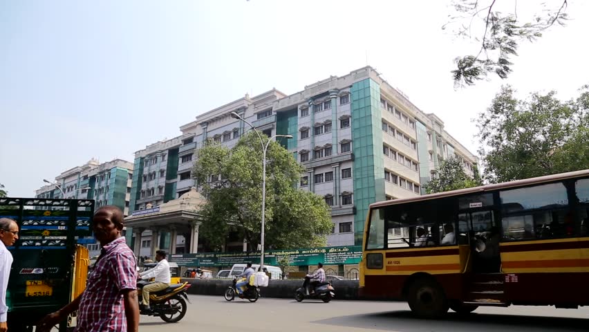 CHENNAI, INDIA - SEPTEMBER 18th, 2015: Exterior Shot At Government ...