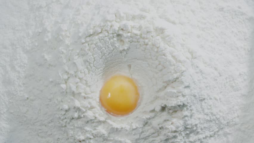 Egg Falling In Slow