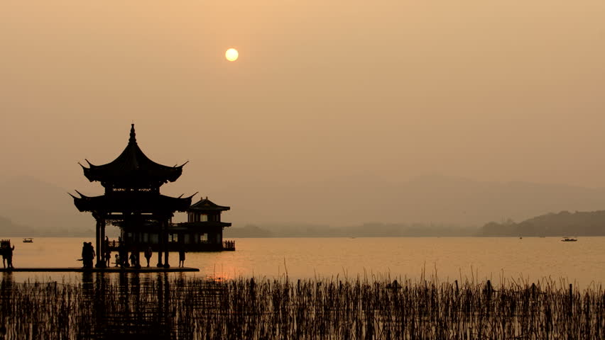 China Village Sunset