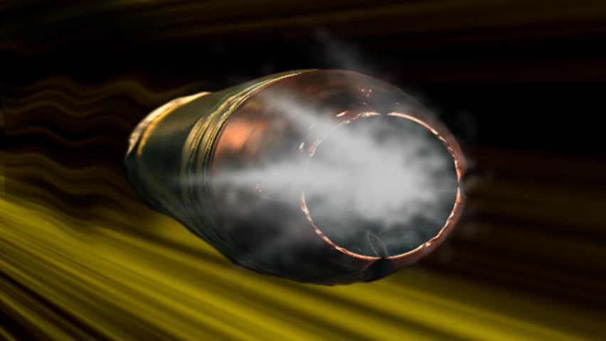 Flying Bullet With Alpha Channel Stock Footage Video 1073584 | Shutterstock