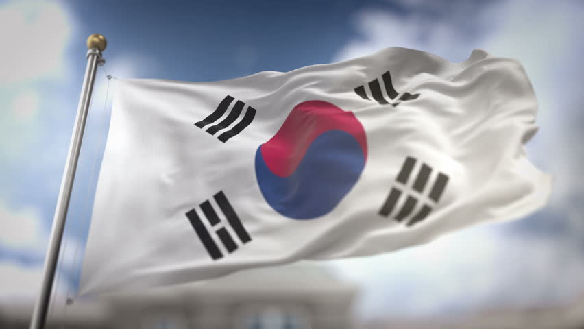 South Korean Flag In 4k Stock Footage Video 13106765 | Shutterstock