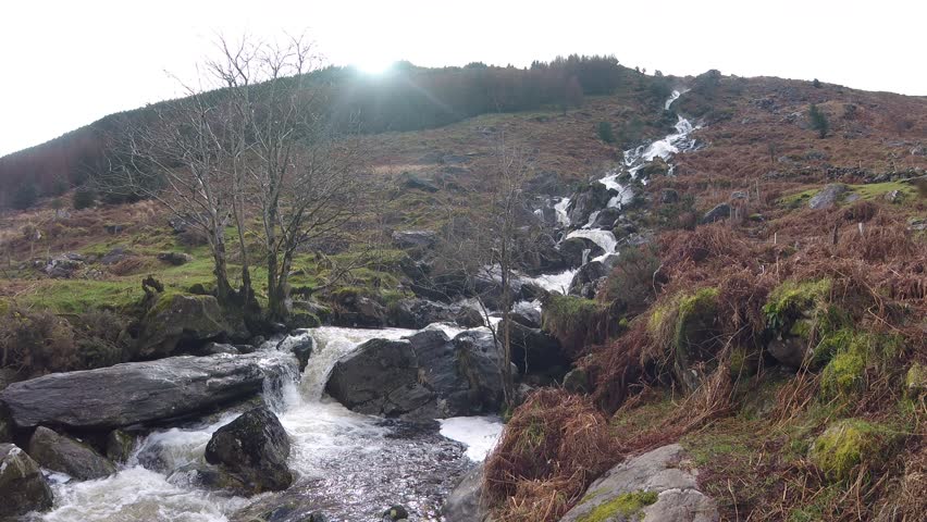 Glenmalure Waterfall In Ireland/ Waterfall / Waterfall In Glenmalure ...
