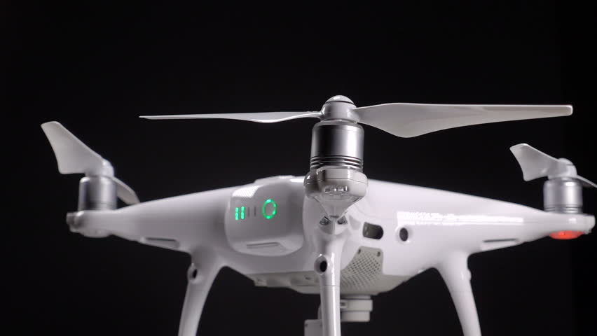 SLOW MOTION: Drone's Propellers Start Spinning Stock Footage Video ...
